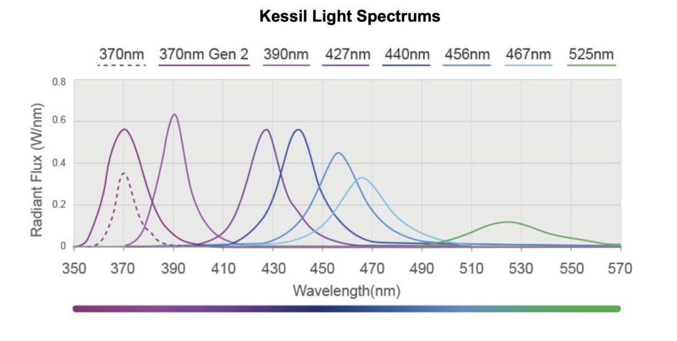 Compare LEDs | EvoluChem Photochemistry Lights by HepatoChem